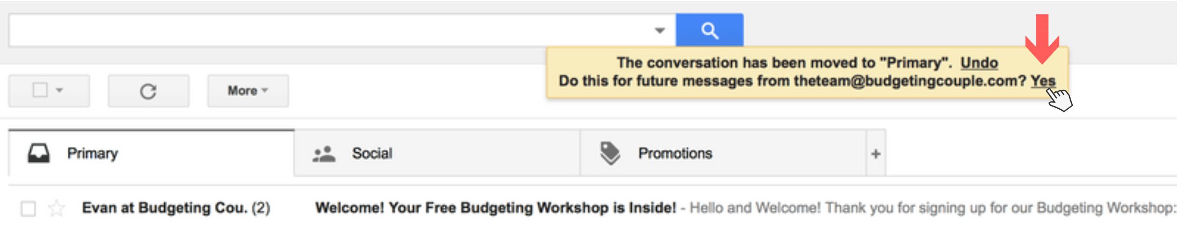 Thank You! - Budgeting Couple