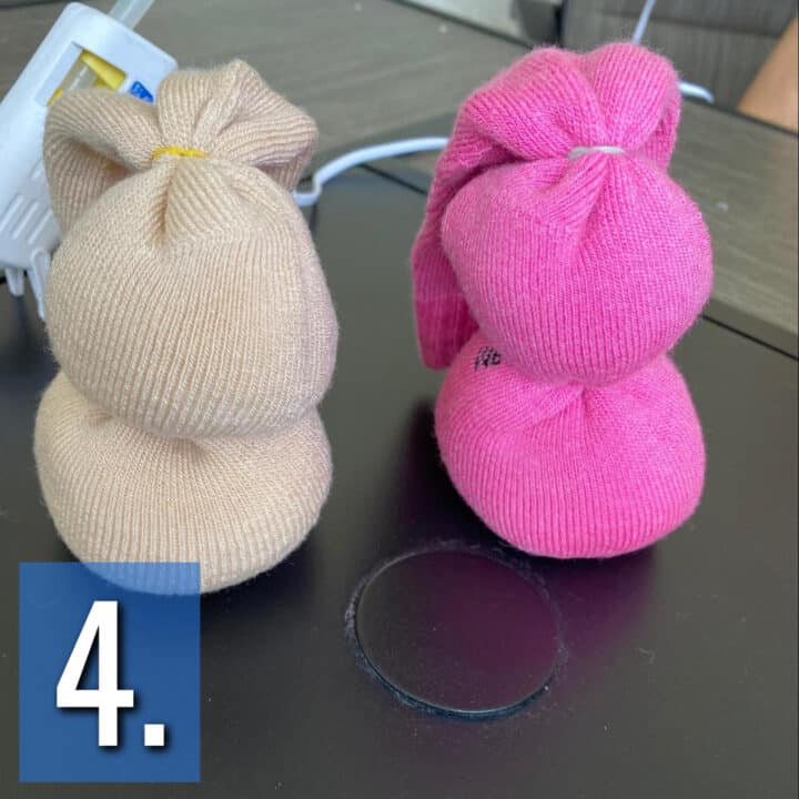 DIY Easter Sock Bunny Kids Craft (Cheap) - Budgeting Couple