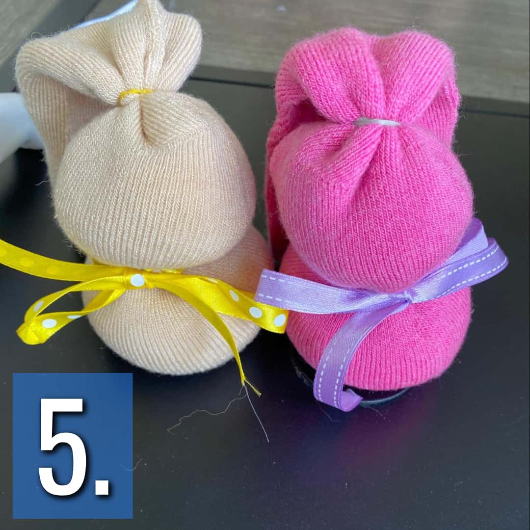 DIY Easter Sock Bunny Kids Craft (Cheap) - Budgeting Couple