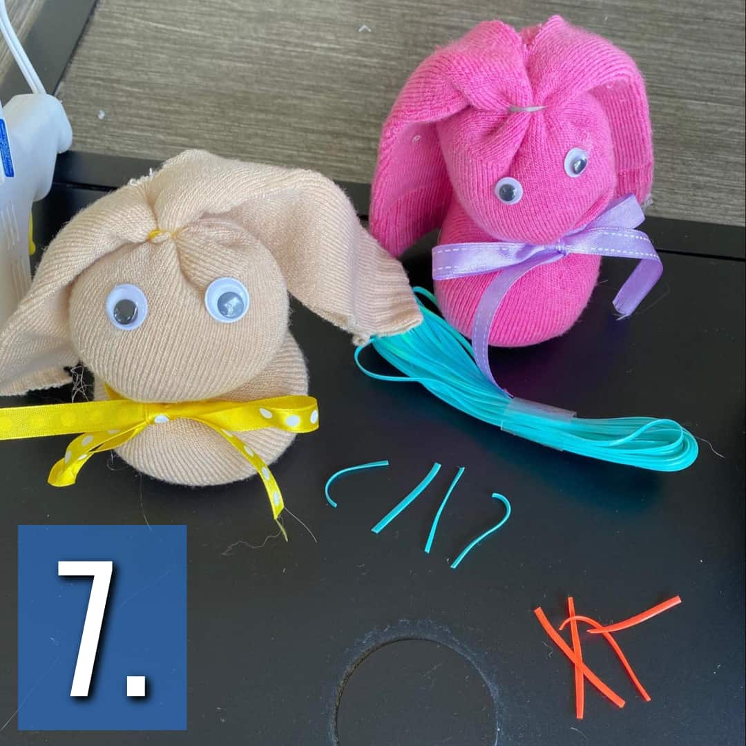DIY Easter Sock Bunny Kids Craft (Cheap) - Budgeting Couple