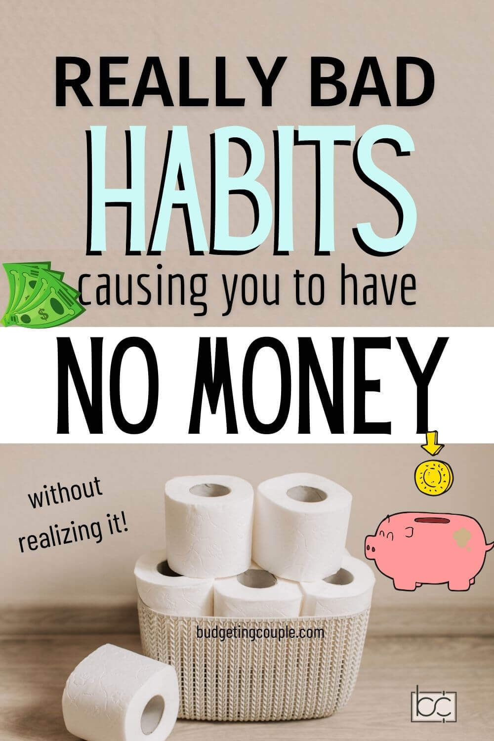 7 Bad Habits That Could Be Causing Financial Struggles - Budgeting Couple