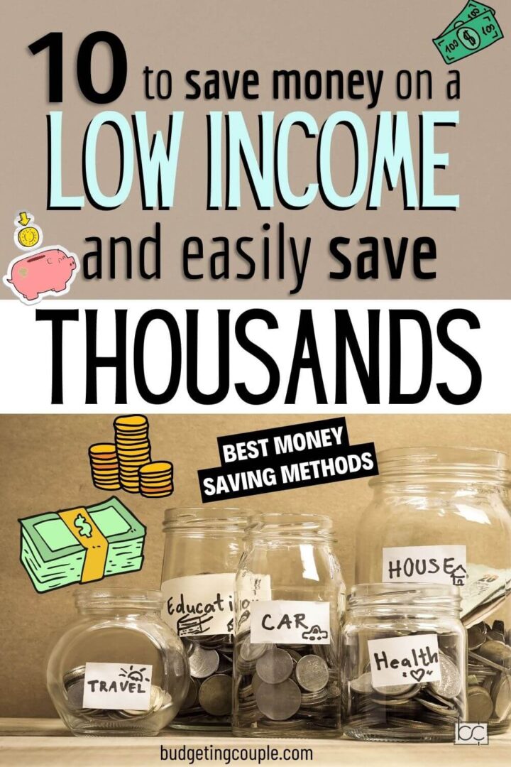 How to Save Money on a Low Income (best money saving tips) - Budgeting ...