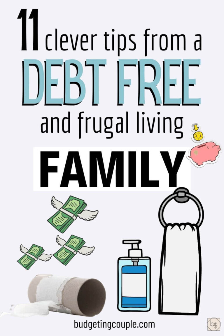 11 Habits of Debt-Free Families - Budgeting Couple