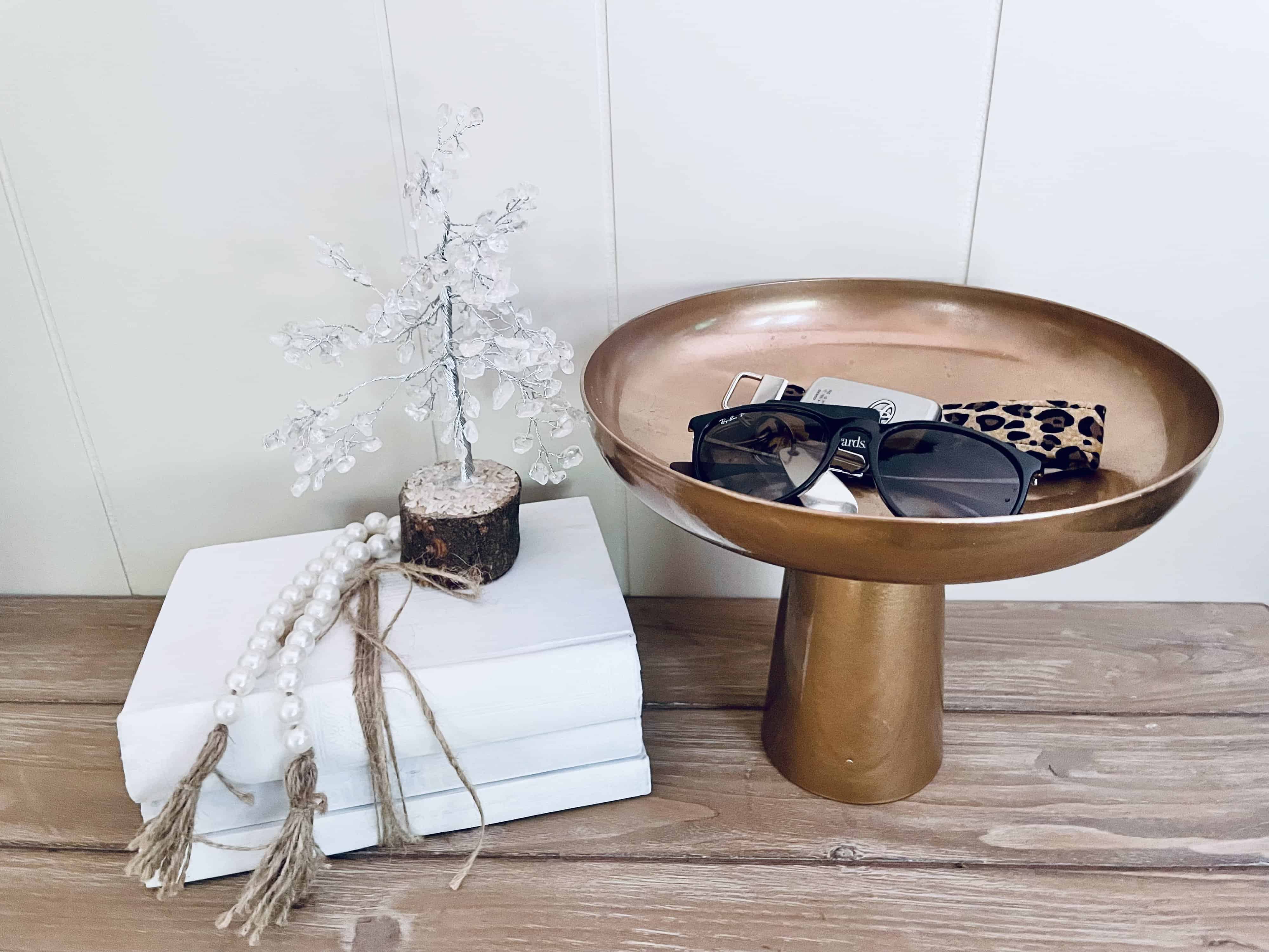 DIY Pottery Barn Footed Bowl Dupe - Budgeting Couple