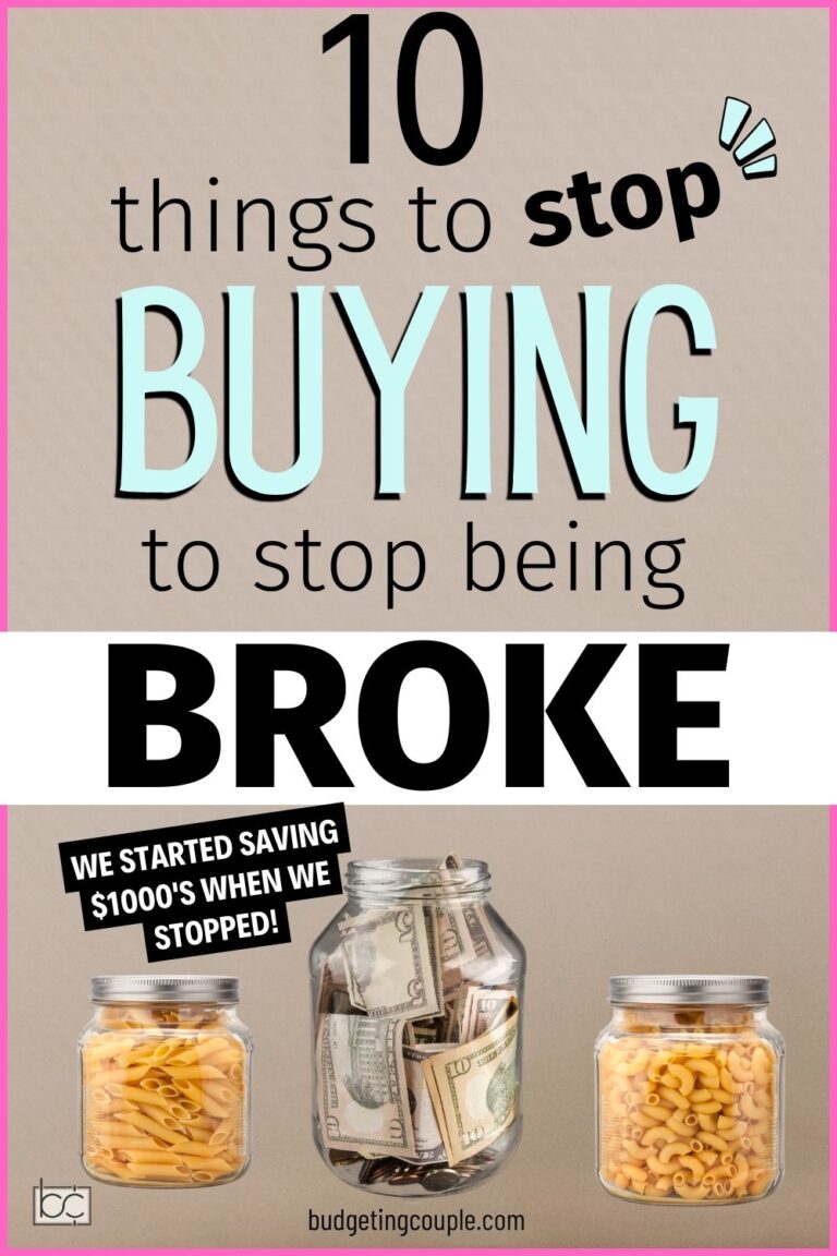 10 Things to Stop Buying to Save Thousands - Budgeting Couple