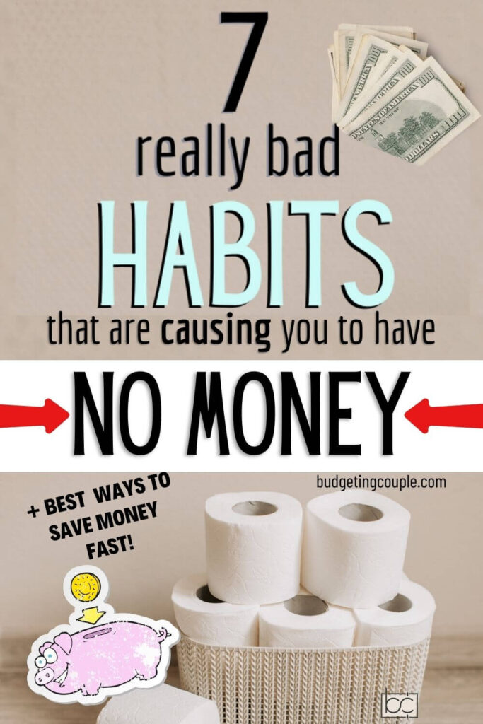 7 Bad Habits That Could Be Causing Financial Struggles - Budgeting Couple