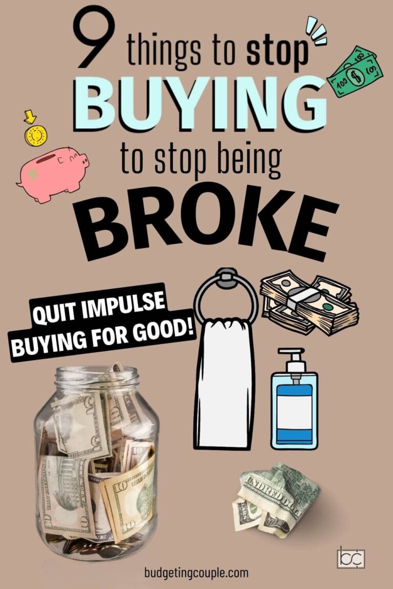 10 Things to Stop Buying to Save Thousands - Budgeting Couple