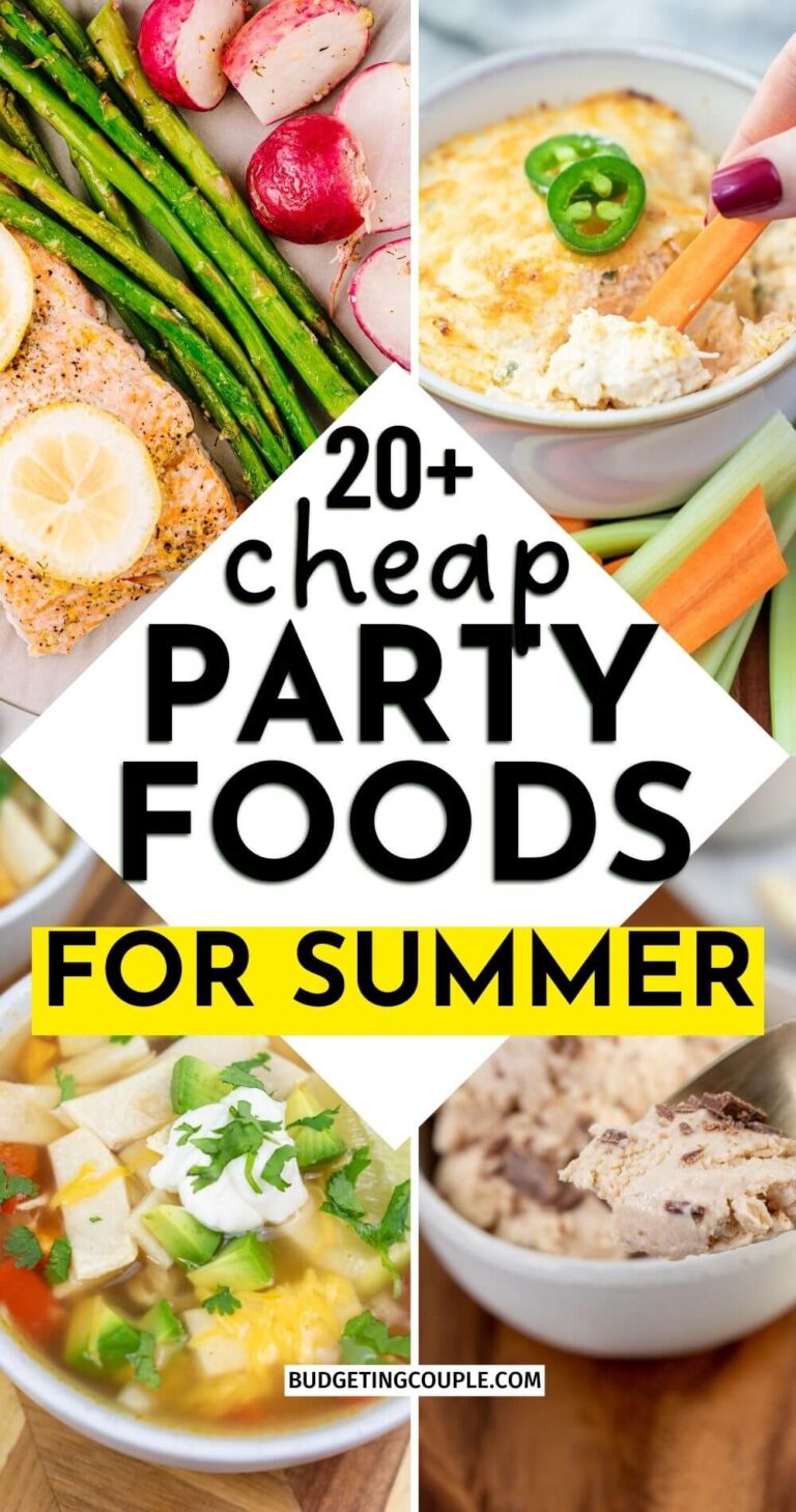 20 Cheap Party Foods for Summer - Budgeting Couple