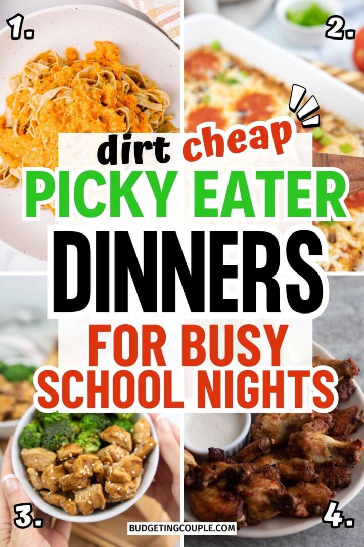 20 Cheap School Night Dinners - Budgeting Couple