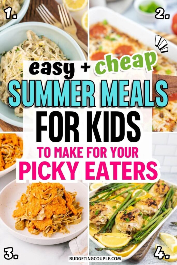 20 Cheap + Easy Summer Dinners - Budgeting Couple