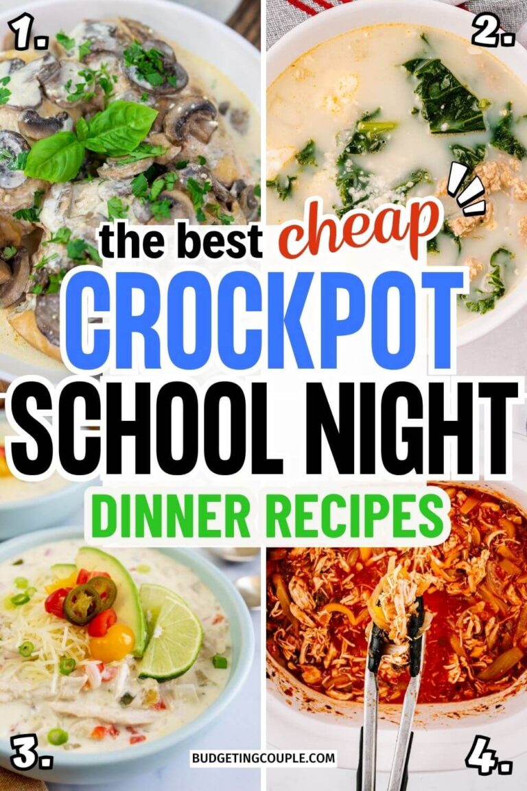 20 Cheap School Night Dinners - Budgeting Couple