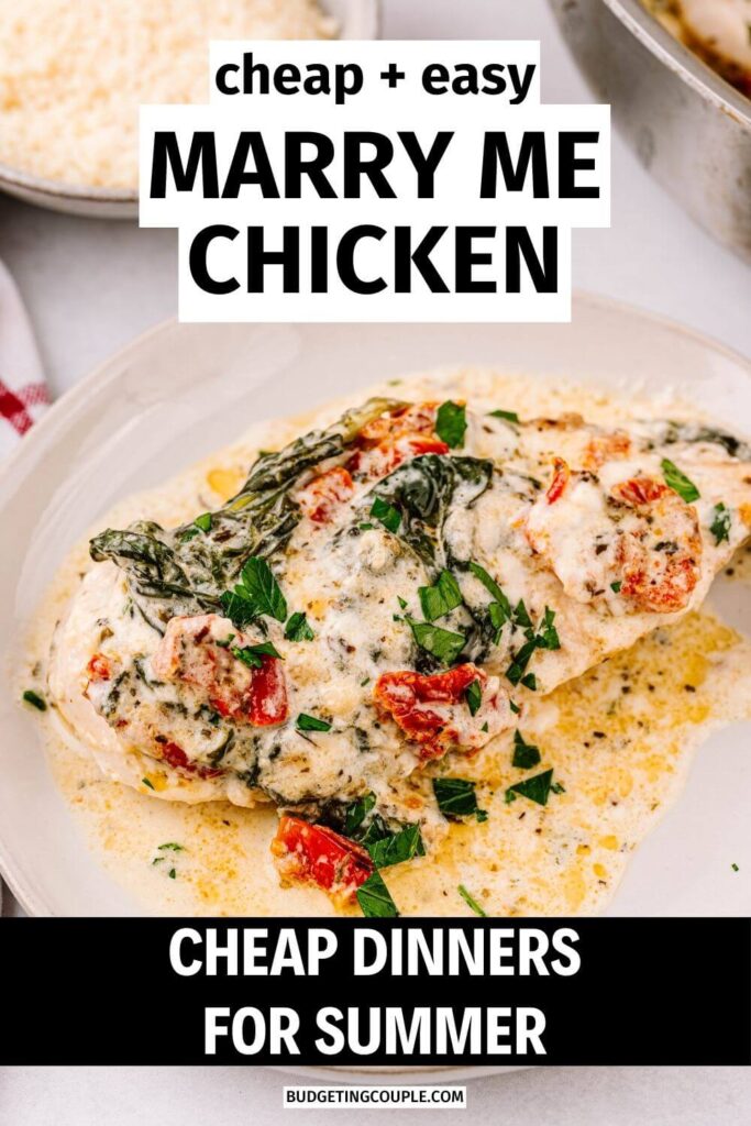 20 Cheap + Easy Summer Dinners - Budgeting Couple