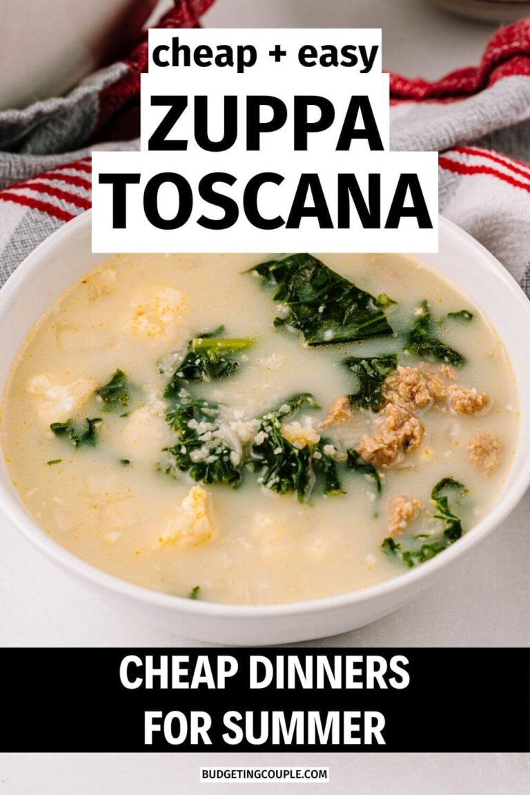 20 Cheap + Easy Summer Dinners - Budgeting Couple