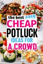 20 Cheap Potluck Dishes - Budgeting Couple