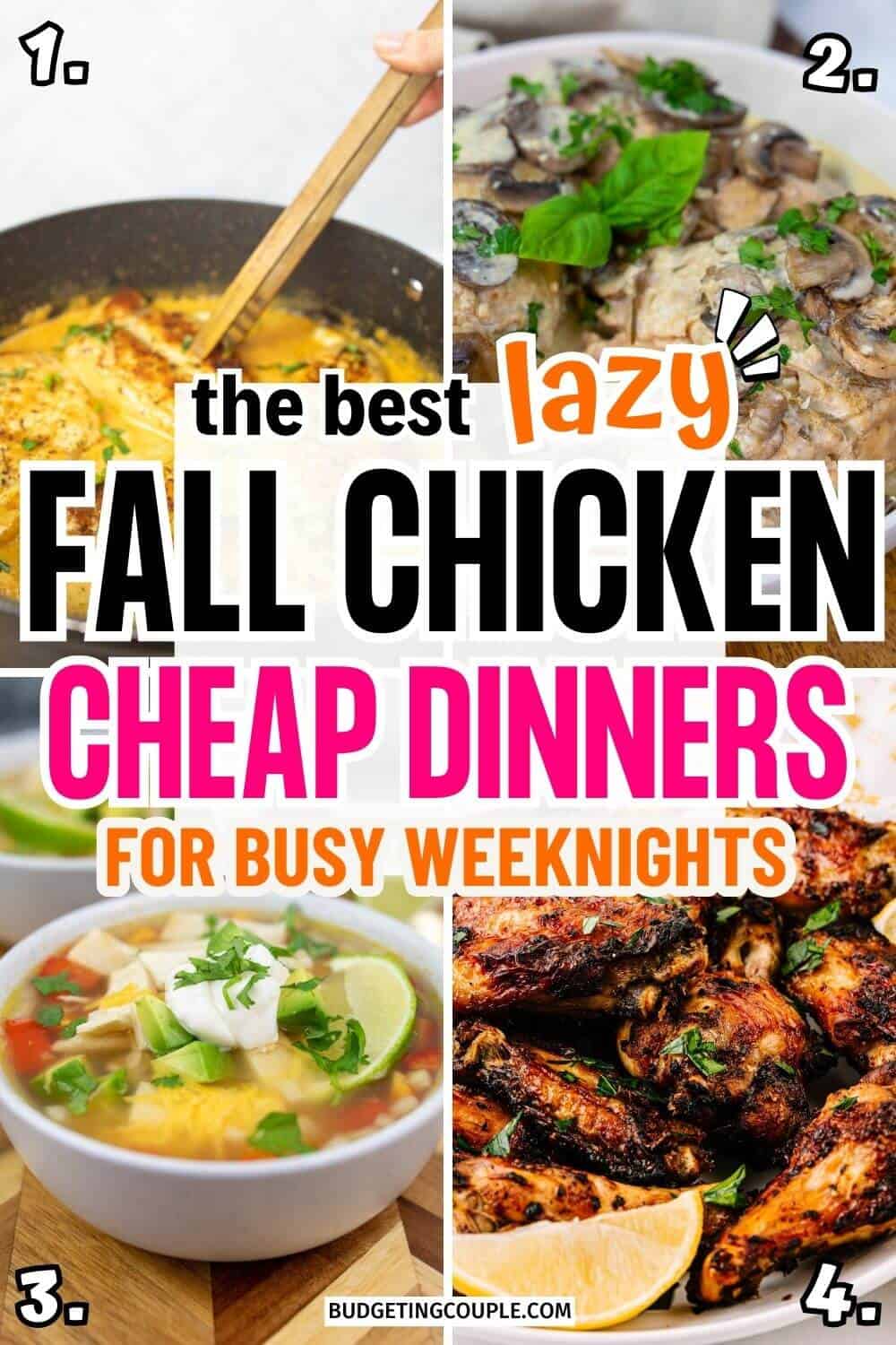 20 Lazy Cheap Dinners for Fall - Budgeting Couple