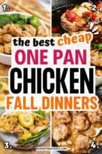 20 Cheap Chicken Recipes for Fall - Budgeting Couple