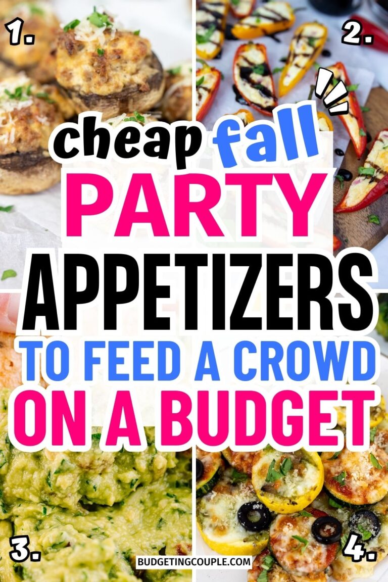 20 Cheap Fall Appetizers - Budgeting Couple