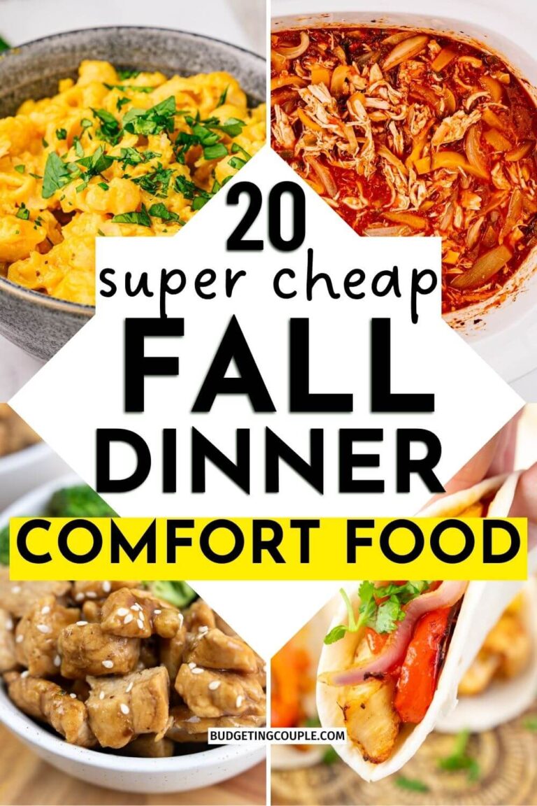 20 Cheap Fall Comfort Food Dinners - Budgeting Couple