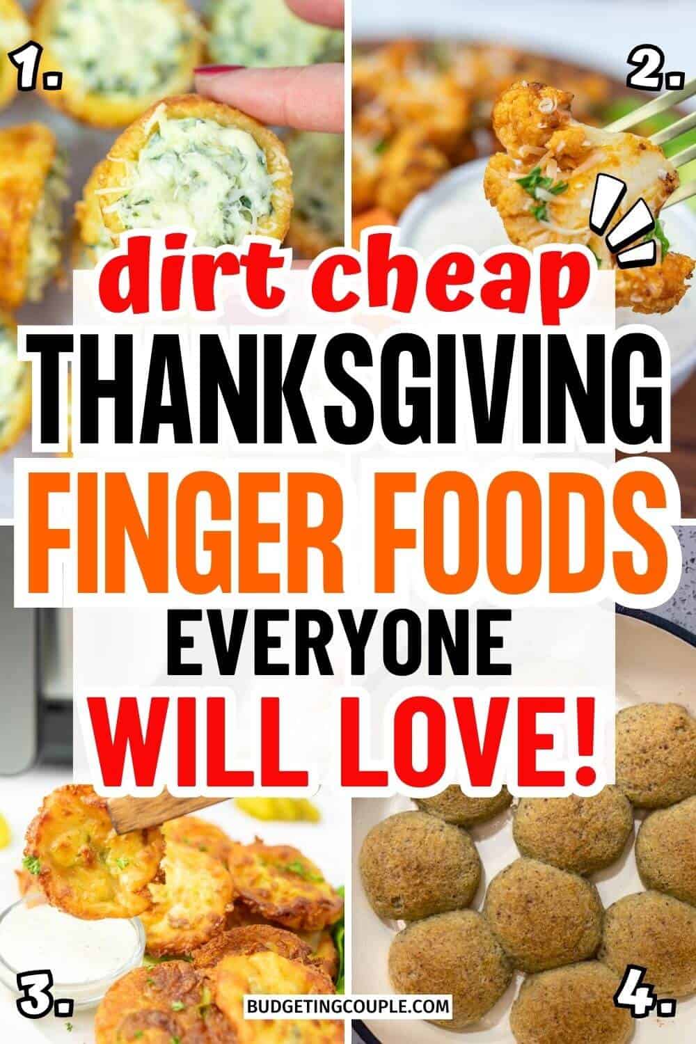 20+ Cheap Thanksgiving Appetizers - Budgeting Couple