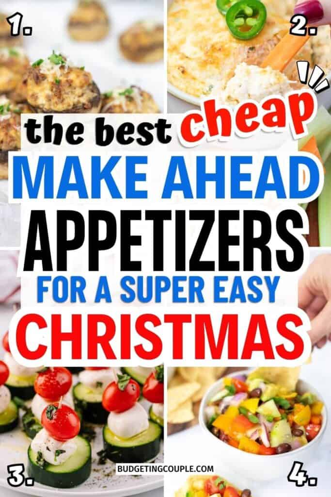 20 Cheap Christmas Appetizers - Budgeting Couple