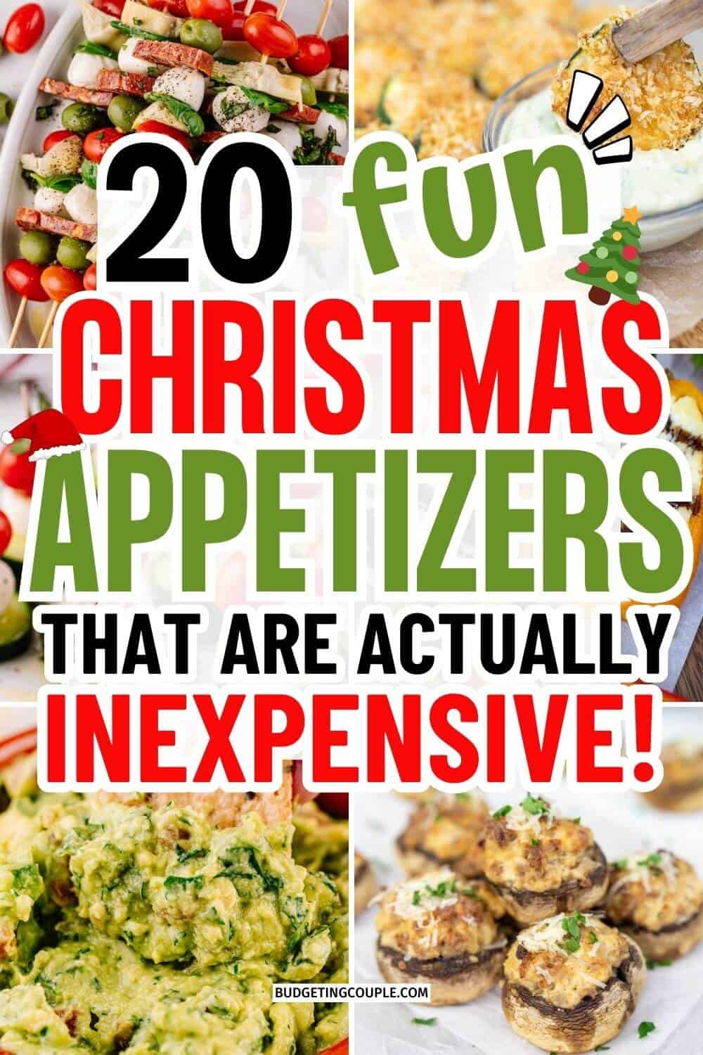 20 Cheap Christmas Appetizers - Budgeting Couple