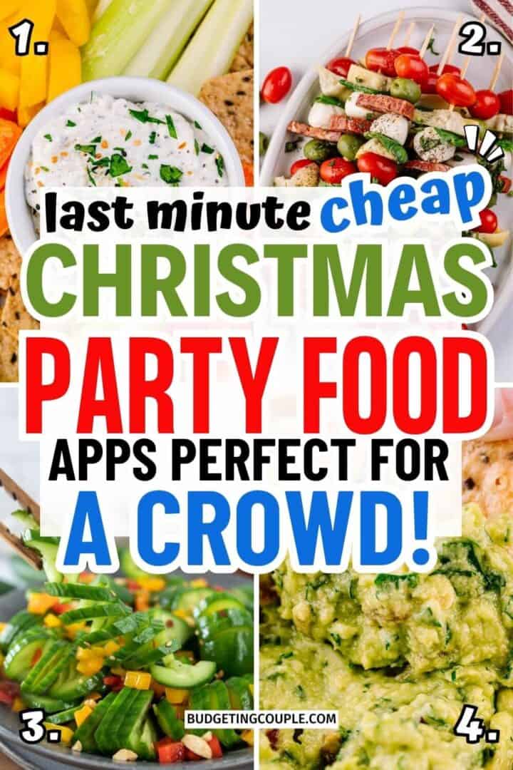 20 Cheap Christmas Party Food - Budgeting Couple