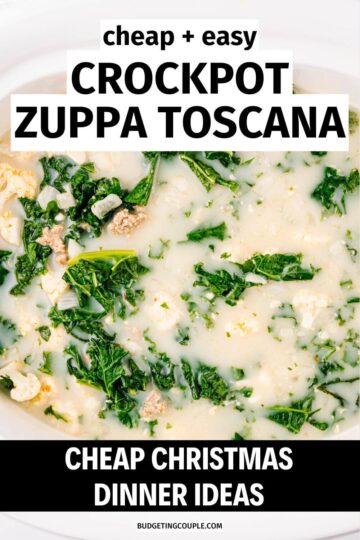 20 Cheap Christmas Dinners - Budgeting Couple