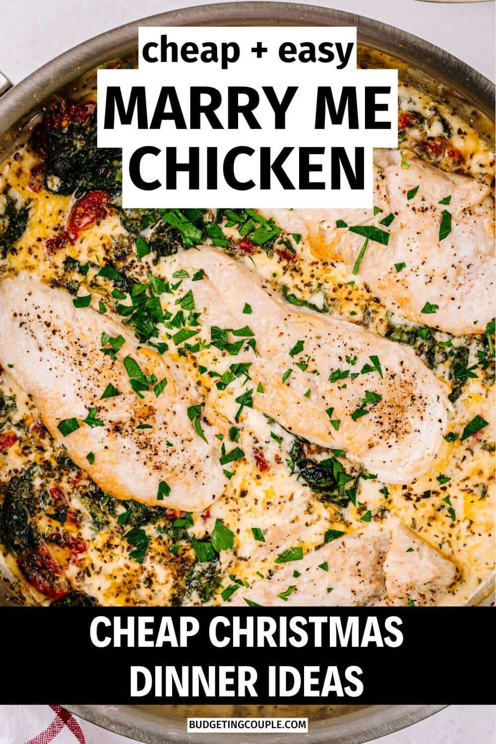 20 Cheap Christmas Dinners - Budgeting Couple