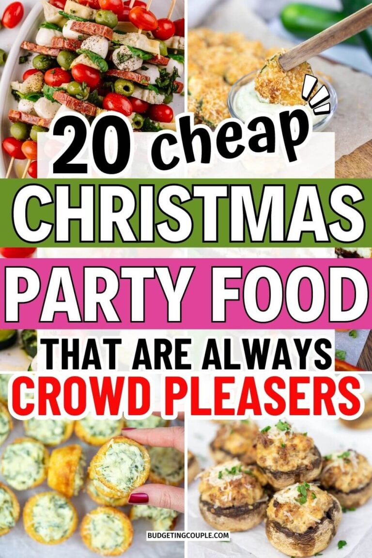 20 Cheap Christmas Party Food - Budgeting Couple