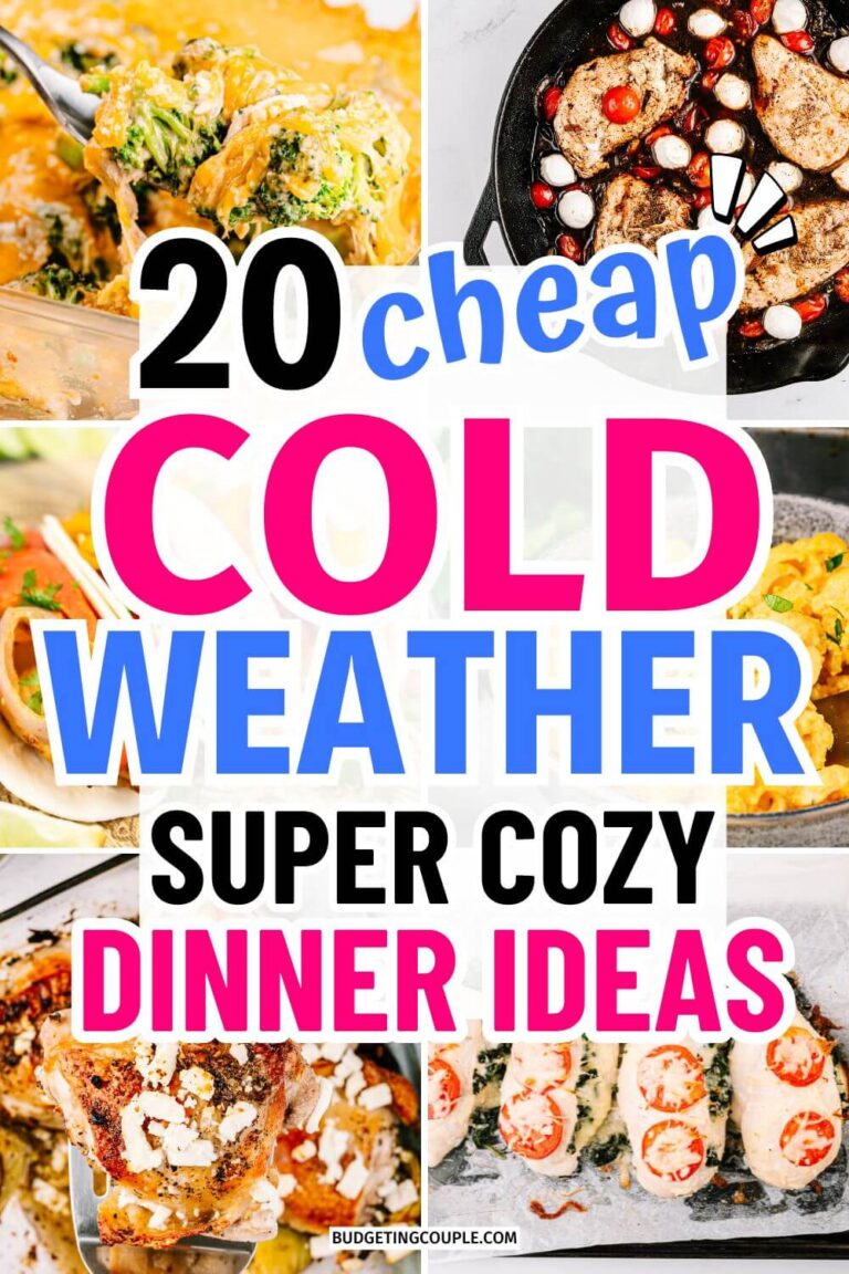 20 Cheap Cold Weather Dinners - Budgeting Couple