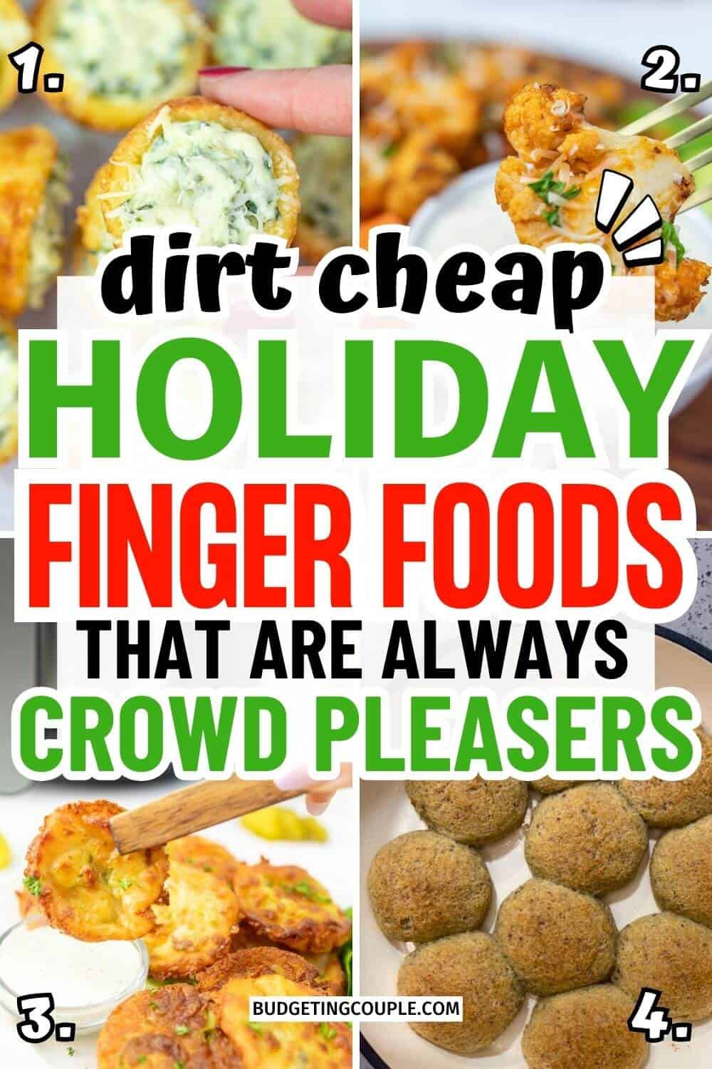 20 Cheap Holiday Appetizers - Budgeting Couple