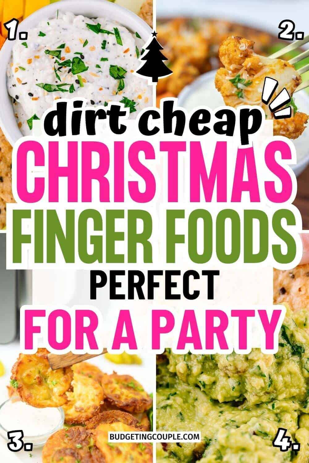 20 Cheap Christmas Finger Foods - Budgeting Couple