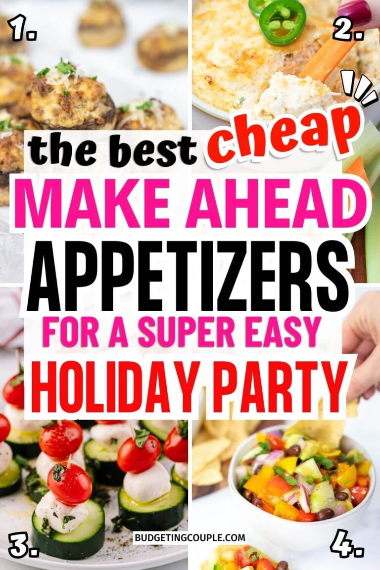 20 Cheap Holiday Appetizers - Budgeting Couple