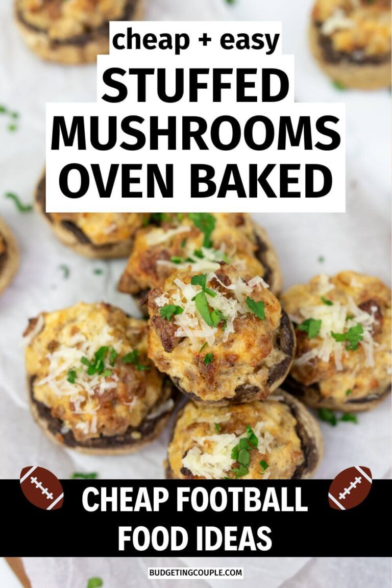 20 Cheap Football Food Ideas - Budgeting Couple