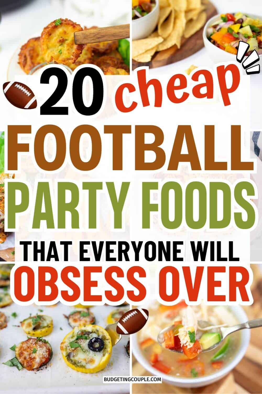 20 Cheap Football Food Ideas - Budgeting Couple