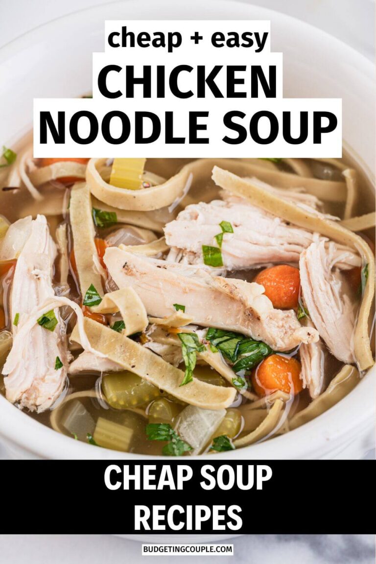 20 Cheap Soup Recipes - Budgeting Couple