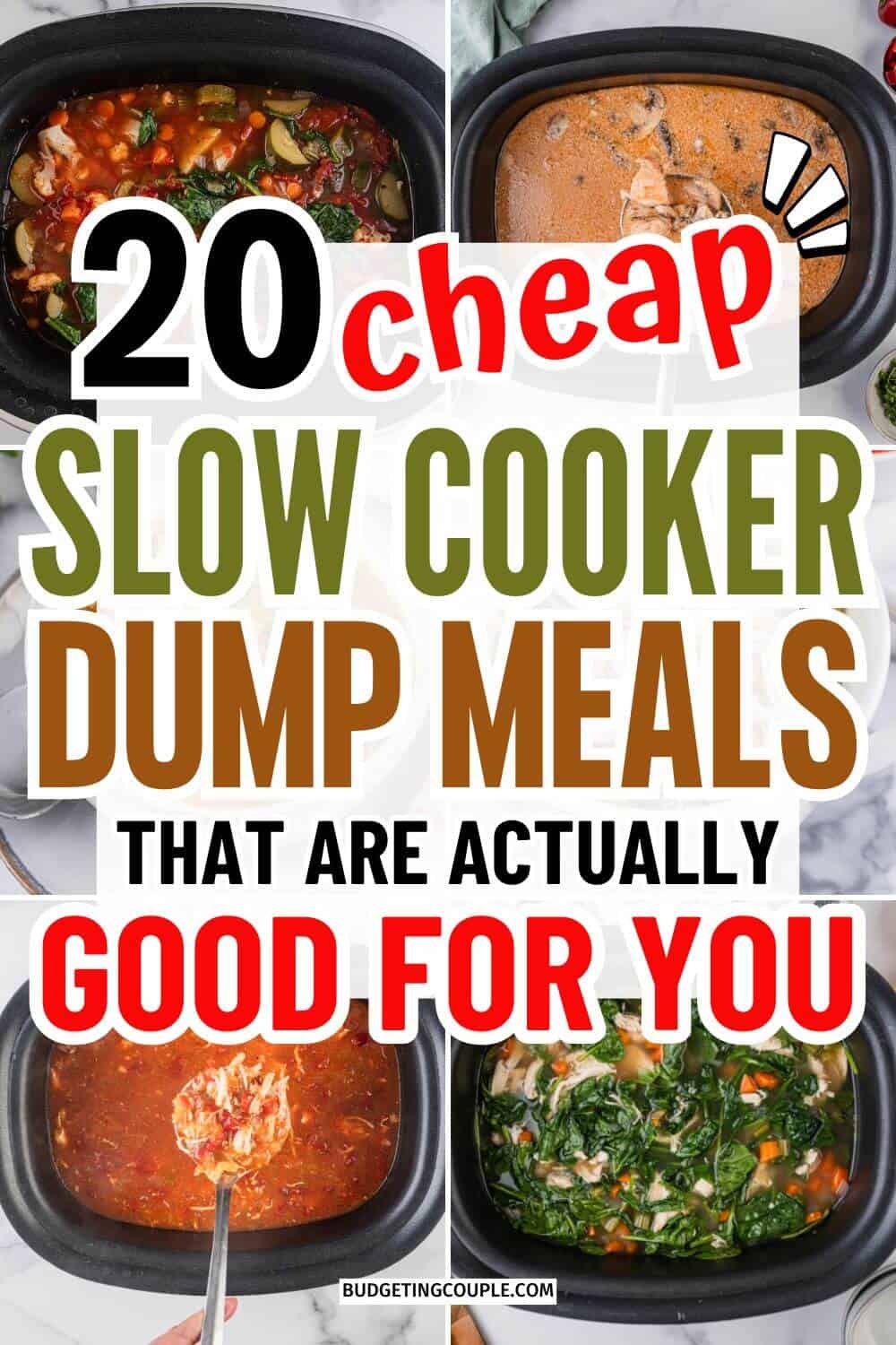 20 Cheap Slow Cooker Recipes - Budgeting Couple
