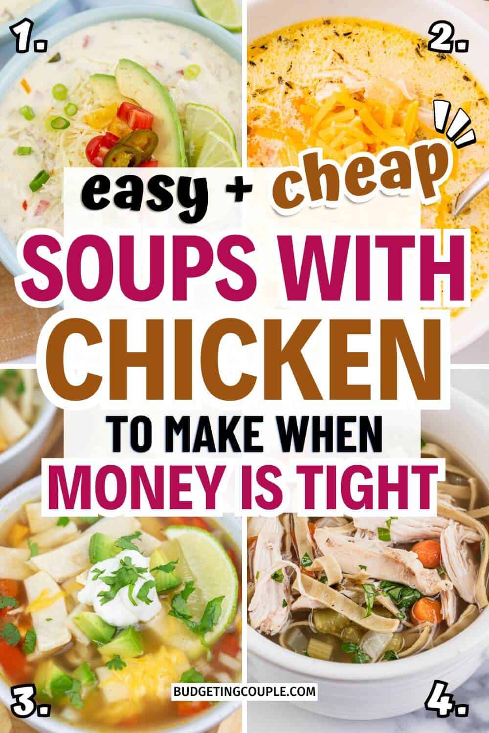 20 Cheap Soup Recipes - Budgeting Couple