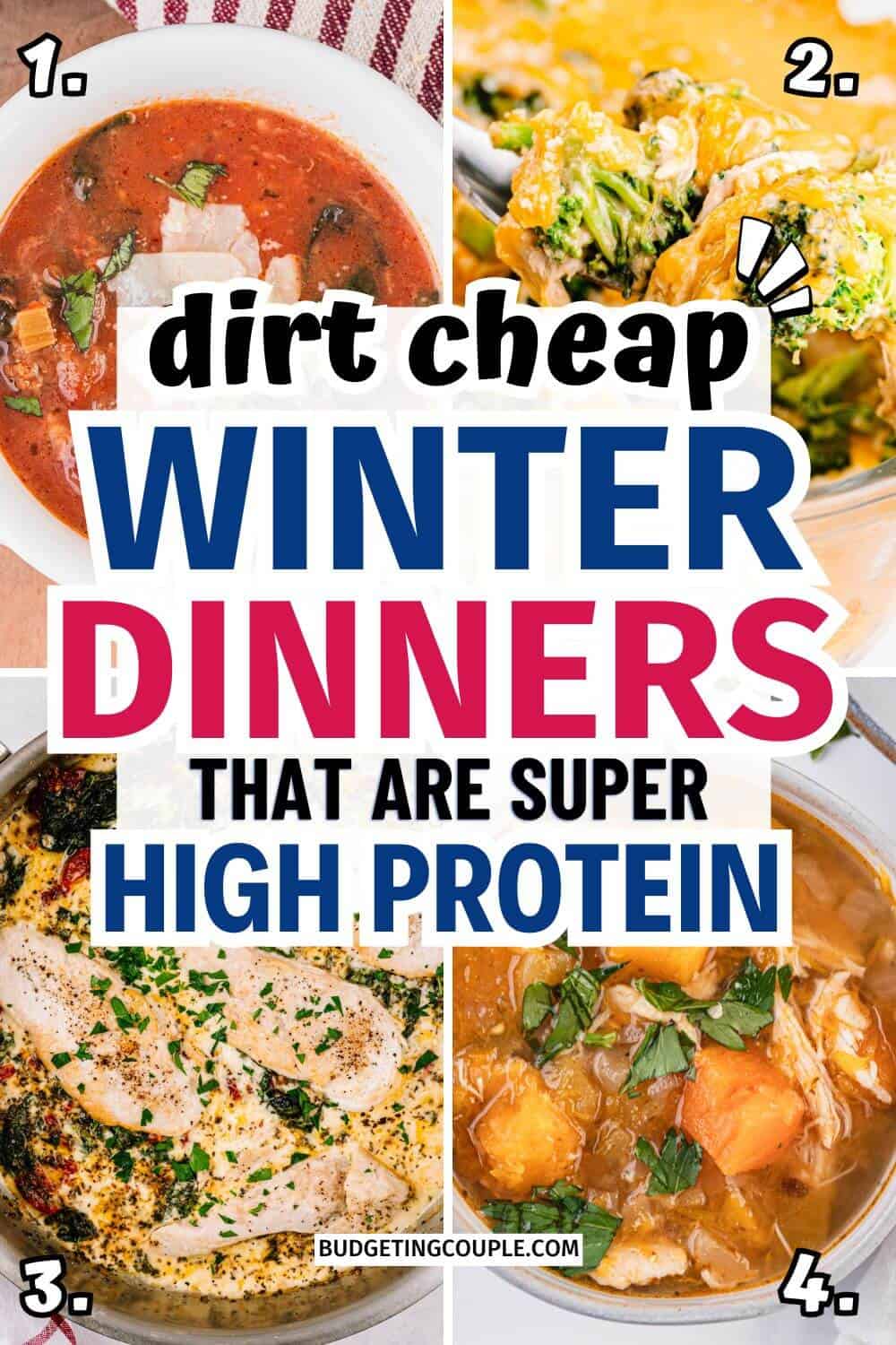 20 Cheap Winter Dinner Recipes - Budgeting Couple