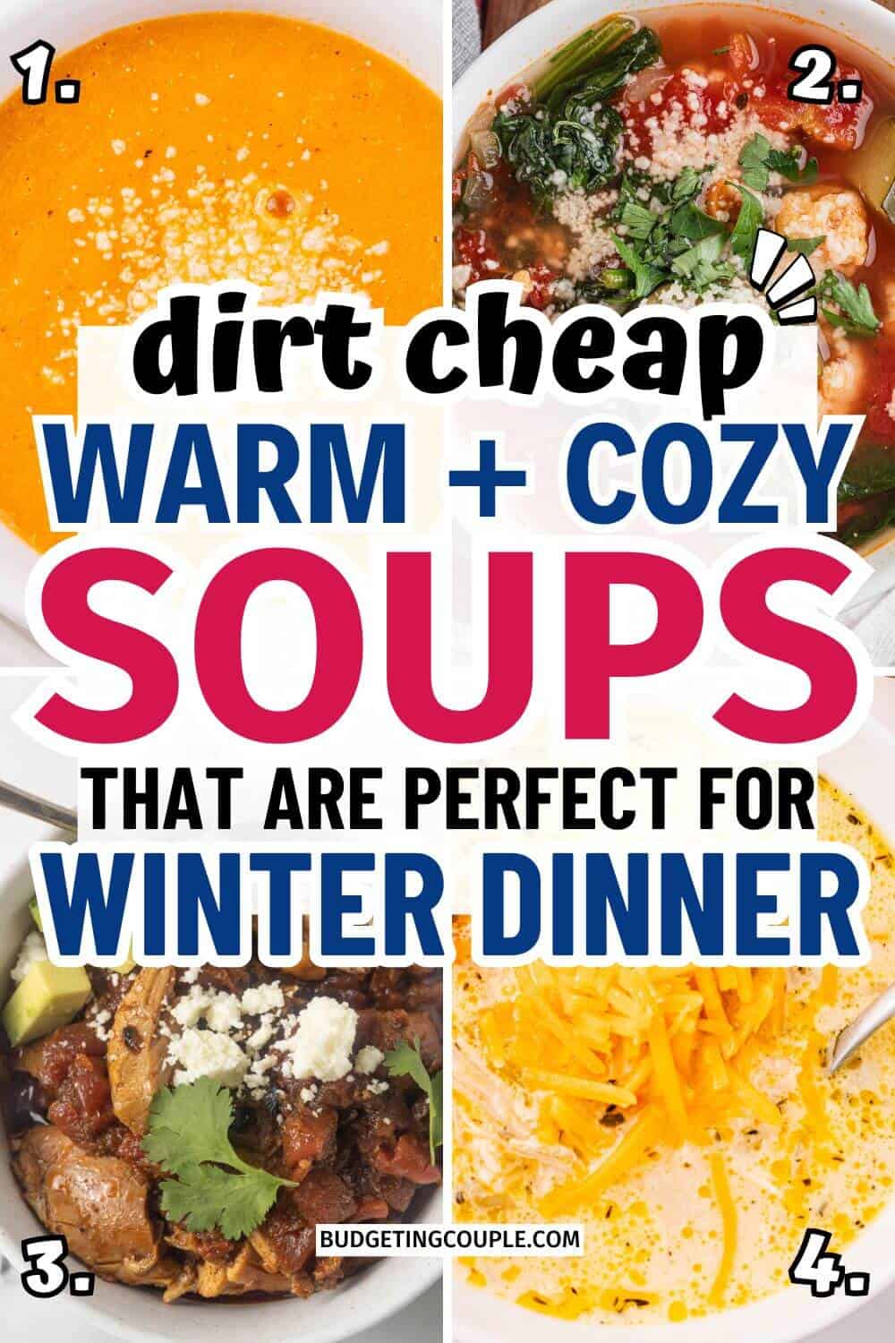 20 Cheap Winter Dinner Recipes - Budgeting Couple