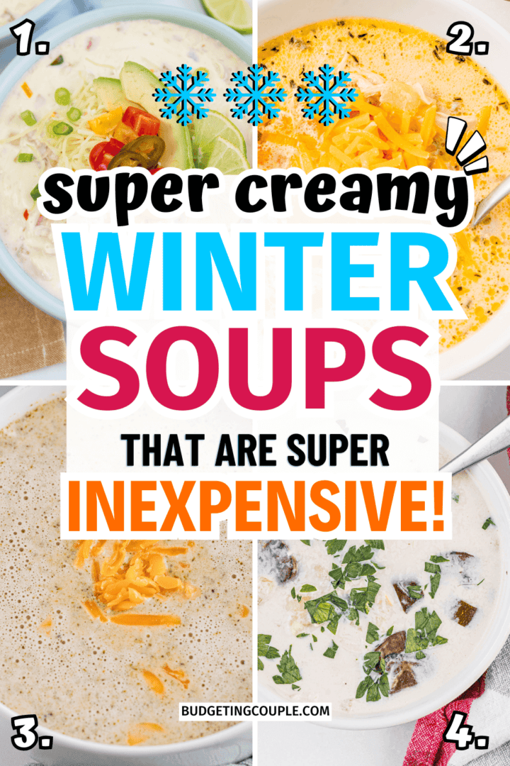 20 Cheap Winter Soup Recipes - Budgeting Couple