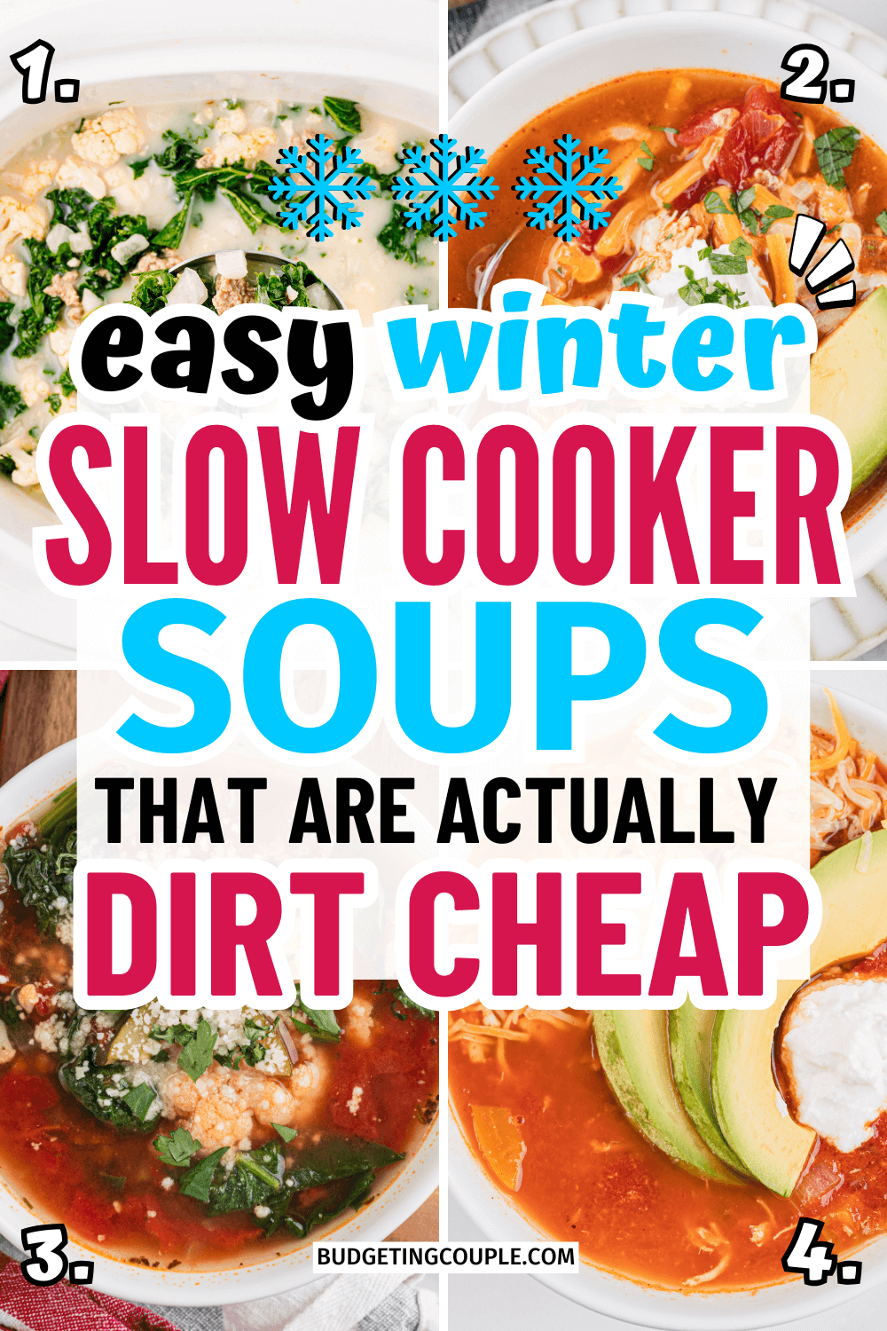 20 Cheap Winter Soup Recipes - Budgeting Couple