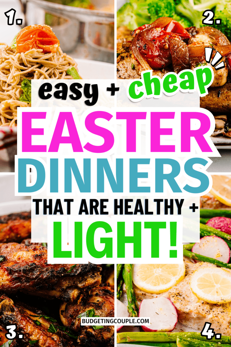 20 Cheap Easter Dinners - Budgeting Couple